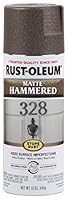 Rust-Oleum 314418 Stops Rust Hammered Spray Paint, 12 oz, Matte Brown, (Pack of 1) | Amazon ...