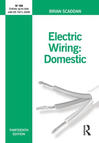 Electric Wiring for Domestic Installers: Scaddan, Brian: 9780750687355 ...