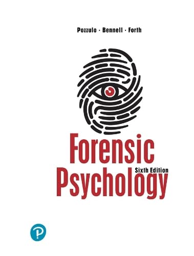 Forensic Psychology - Revel : Pozzulo, Joanna, Bennell, Craig, Forth ...