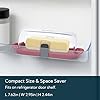 Amazon.com | KITCHENDAO One-handed Airtight Butter Dish with Lid for ...