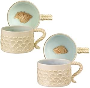 Amazon.com | Grasslands Road Ceramic Chowder Mug Assortment, 4-Inch ...