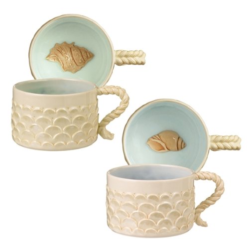 Buy Grasslands Road Ceramic Chowder Mug Assortment, 4-Inch, Set of 4 ...