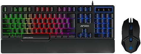Amazon.in: Buy ZEBRONICS Optimus Gaming Keyboard & Mouse Combo, Braided ...