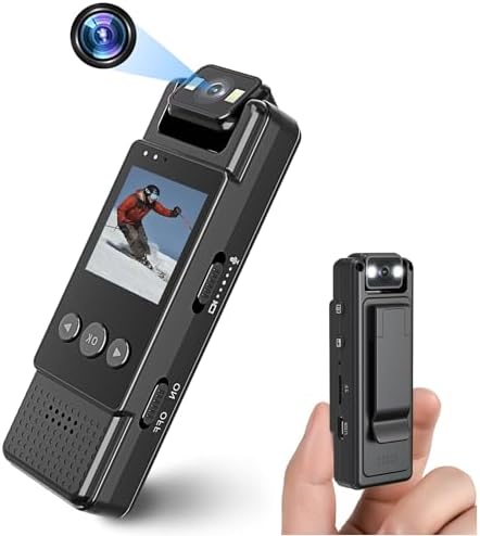 QZT Police Body Camera with 32GB Storage, 1080P HD Recording & Night ...