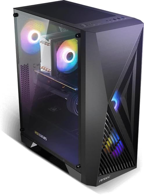 Antec Gabinete AX51 Media Torre, Ventana Cristal, 3X Ventiladores 120mm ...