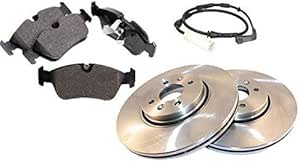 Amazon | フロント ブレーキパッド左右 パッドセンサー1本 ブレーキローター左右 セット E87 E90 120i 320i 互換品 ...