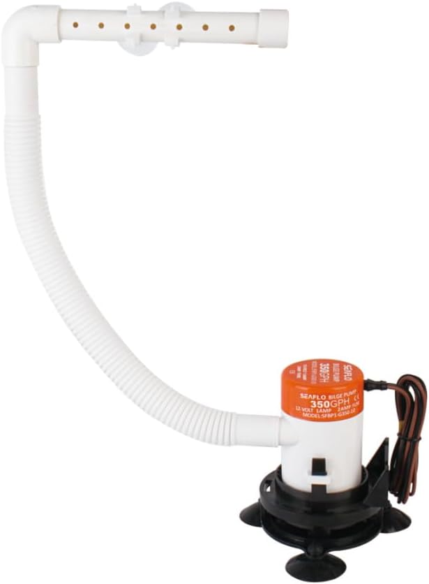 Amazon.com : SEAFLO-Portable 12v Livewell Aeration Pump System Kit for ...