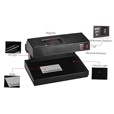 Fenli Portable Desktop Counterfeit Bill Detector Cash Currency ...