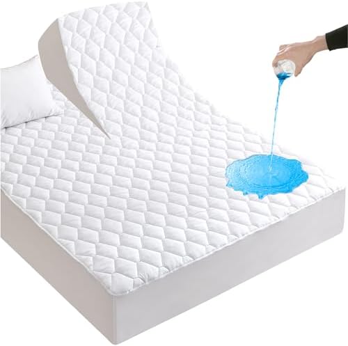 Amazon.com: Quilted Waterproof Split Top California King Mattress ...