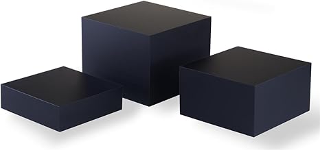 Amazon.com: Displays2go Acrylic Cube Display Nesting Risers, Solid ...
