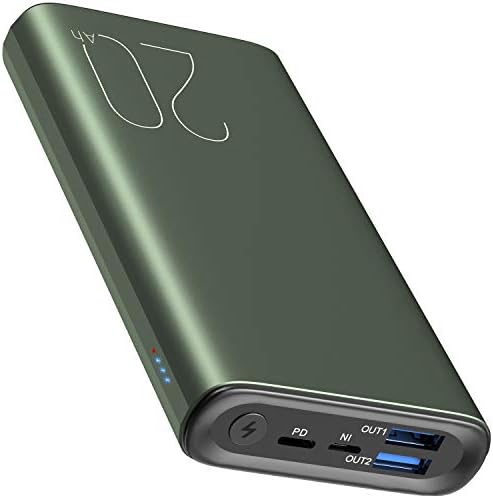 Amazon.com: TOZO PB1 PD + QC 3.0 Portable Charger 20000mAh Ultra-High ...