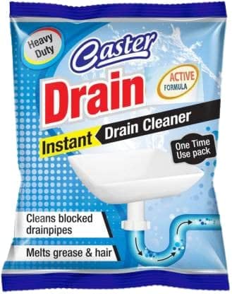Caster Instant Drainage Block Remover Drain Cleaner Drainer Powder ...