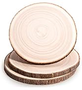 Amazon.com: Caydo 8 Pieces 8-9 Inch Wood Slices for Centerpieces, Large ...