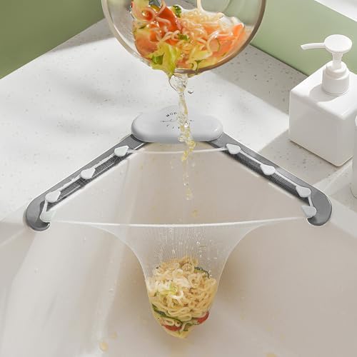 Kitchen Sink Triangle Tri-Holder Filter, Sink Food Catcher, Corner Sink ...