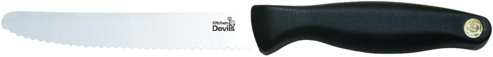 Kitchen Devils 602002 Multi Purpose Knife,Black,30.5x8.5x1.9 cm ...