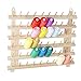 MOOACE 60 Spool Sewing Thread Rack with Hanging Hook, Wall Mounted ...