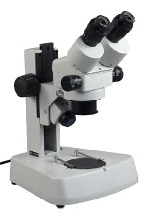 Amazon.com: OMAX 7X-45X Zoom Binocular Stereo Microscope with Reflected ...