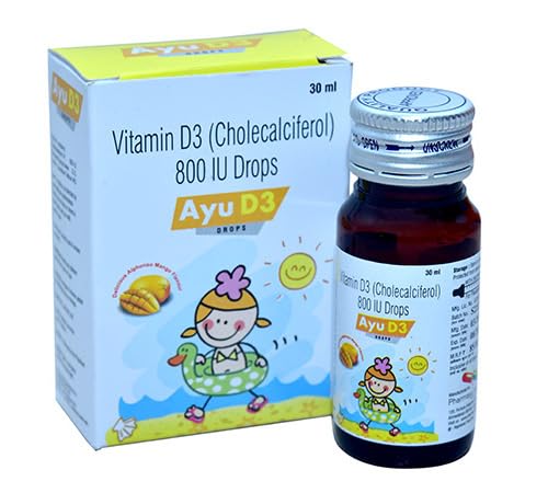 Vitamin D3 Drop 800 IU 30ml Bottle Pack of Two Bottle : Amazon.in ...