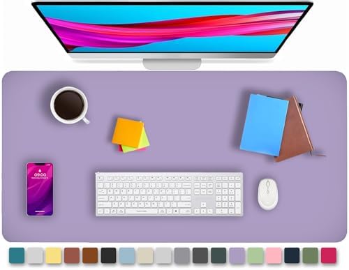 KKTECH Leather Desk Pad, Non-Slip, Mouse Pad, Premium Office Table ...