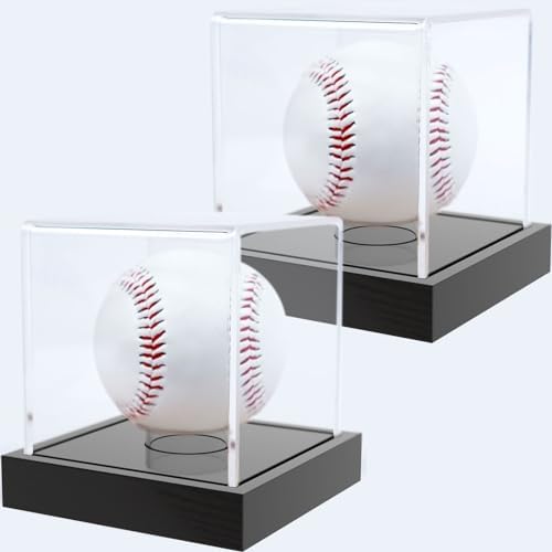 Amazon.com: Baseball Display Case, Clear Cube Baseball Holder with ...