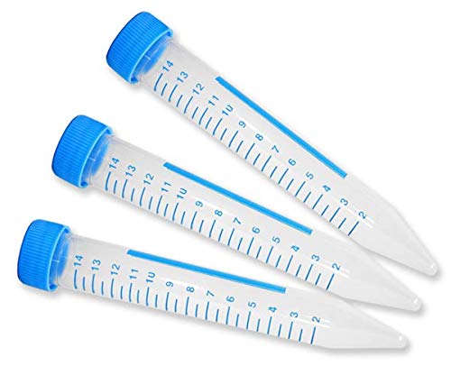 Pack of 100 Polypropylene Centrifuge Tube 15ml: Amazon.com: Industrial ...