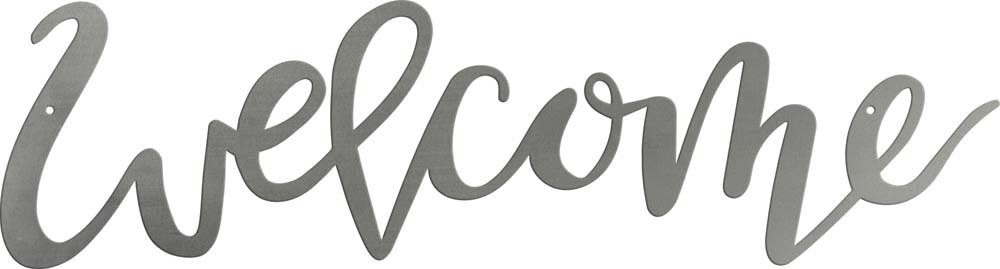 Amazon.com: Primitives by Kathy 38529 Metal Word-Welcome, 13x3.5 inches ...