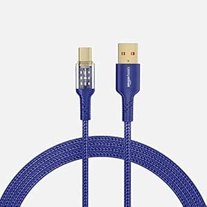 amazon basics 3A Fast Charging Braided USB A to USB Type C Data Cable ...