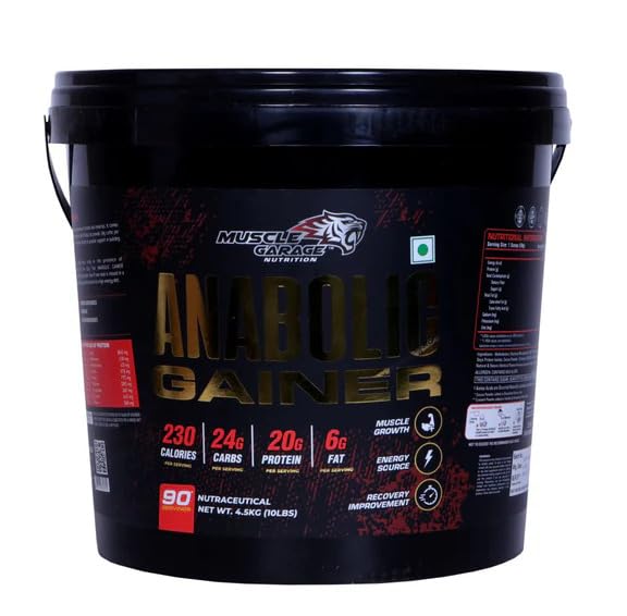 Muscle Garage Anabolic Gainer /4.5kg /chocolate : Amazon.in: Health ...