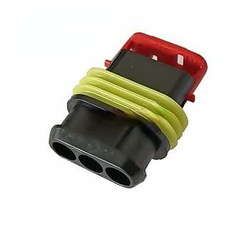 Amp - Te Connectivity Connector Housing, Receptacle, 3 Position, 6Mm - 282087-1: Amazon.com ...