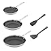 HENCKELS Paradigm 5-pc Cookware Set, Nonstick Frying Pan and Silicone ...