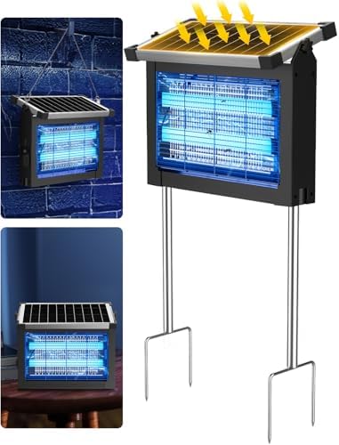Amazon.com : Solar Bug Zapper Outdoor 2 Pack, Garden Mosquito Zapper ...