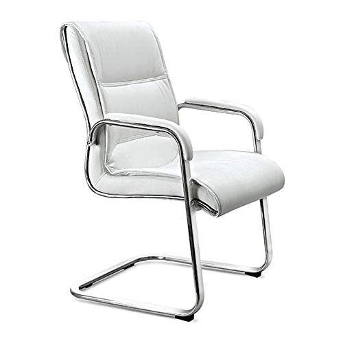 Octave Leather Chair , White : Amazon.in: Home & Kitchen