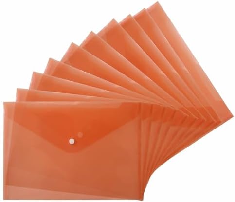 FotoStation A4 Plastic Wallets with Stud Button 𝗣𝗮𝗰𝗸 𝗼𝗳 𝟭𝟬 ...