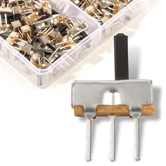Amazon.com: 100pcs Mini Vertical Micro Slide Switch 2 Position 3 Pin ...