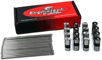 Amazon.com: ENGINETECH Hydraulic Lifters & Push Rods Kit | 16x Lifters ...