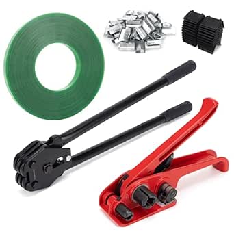 Pallet Packaging Banding Strapping Kit - Heavy Duty Strapping Tensioner & Cutter Manual Banding ...