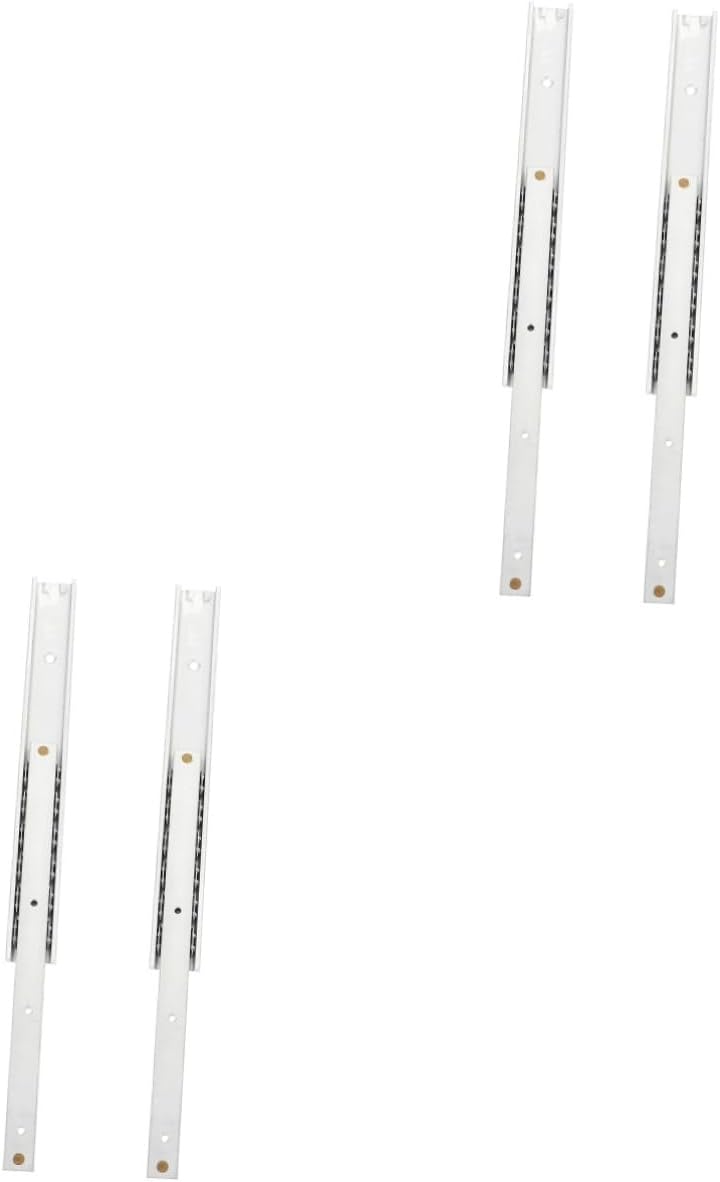 jojofuny 4 Pcs Drawer Slides Furniture Supply Miniature Extended Rails ...
