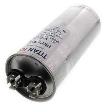 Motor Run Capacitor, 80 MFD, 440V, Round: Amazon.com: Industrial ...