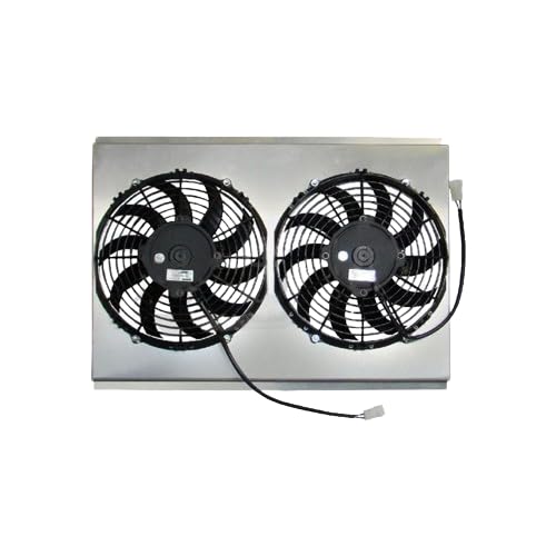 Amazon.com: Dual 10 in Electric Fan & Shroud - Rated for Applications ...