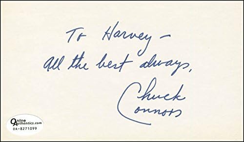 Chuck Connors - Autograph Note Signed at Amazon's Entertainment ...