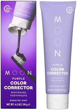 Amazon.com: MOON Purple Toothpaste for Teeth Whitening & Enamel ...