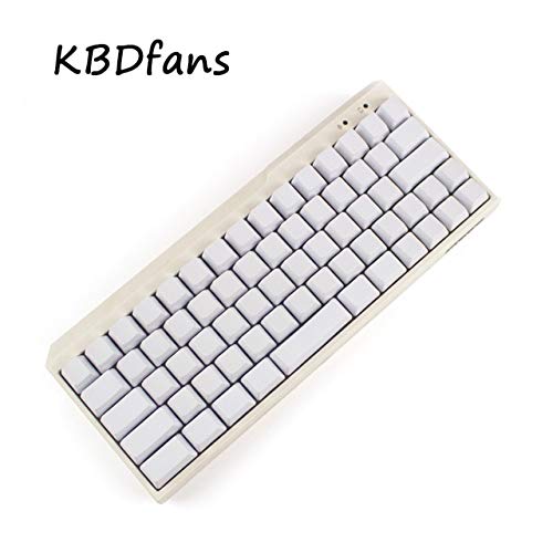 Buy side print keycaps - Black PBT blank white gray mechanical keyboard ...