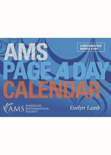 Ams Page a Day Calendar: Lamb, Evelyn: 9781470449575: Textbooks: Amazon ...