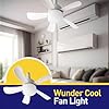 Amazon.com: Wunder Cool Socket Fan Light, Small Ceiling Fans with ...