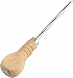 100mm (4") Bradawl Tool with Wooden Handle - Versatile Awl Tool Tailor ...