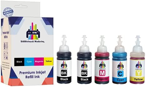 Epson T664 Ink Bottle (Cyan, Magenta, Yellow, Black) Ink Tank Printer ...