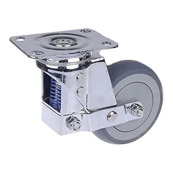 Serchou Single 3 inch / 4 inch / 5 inch Spring Shock Absorbing casters ...