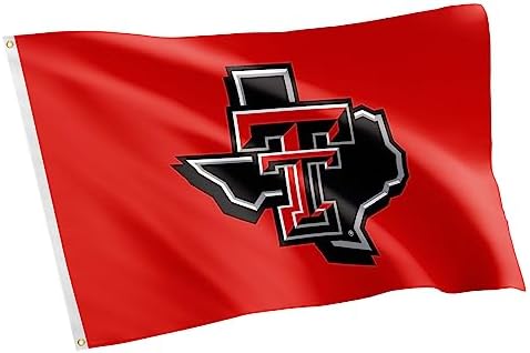 Amazon.com : Texas Tech Red Raiders TTU University Large College Flag ...