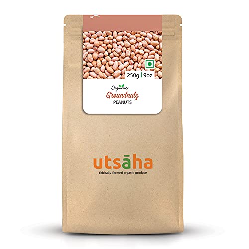 Utsaha Organic Groundnuts/Peanuts 500g (250 gx2) : Amazon.in: Grocery & Gourmet Foods