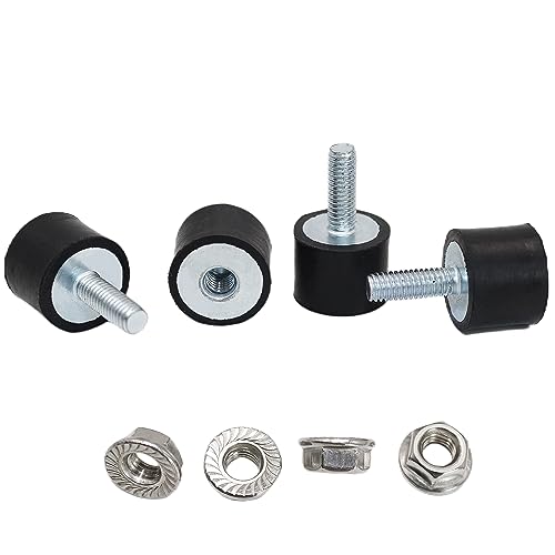 Snapklik.com : M6 Rubber Studs Shock Absorber Anti-Vibration Isolator ...